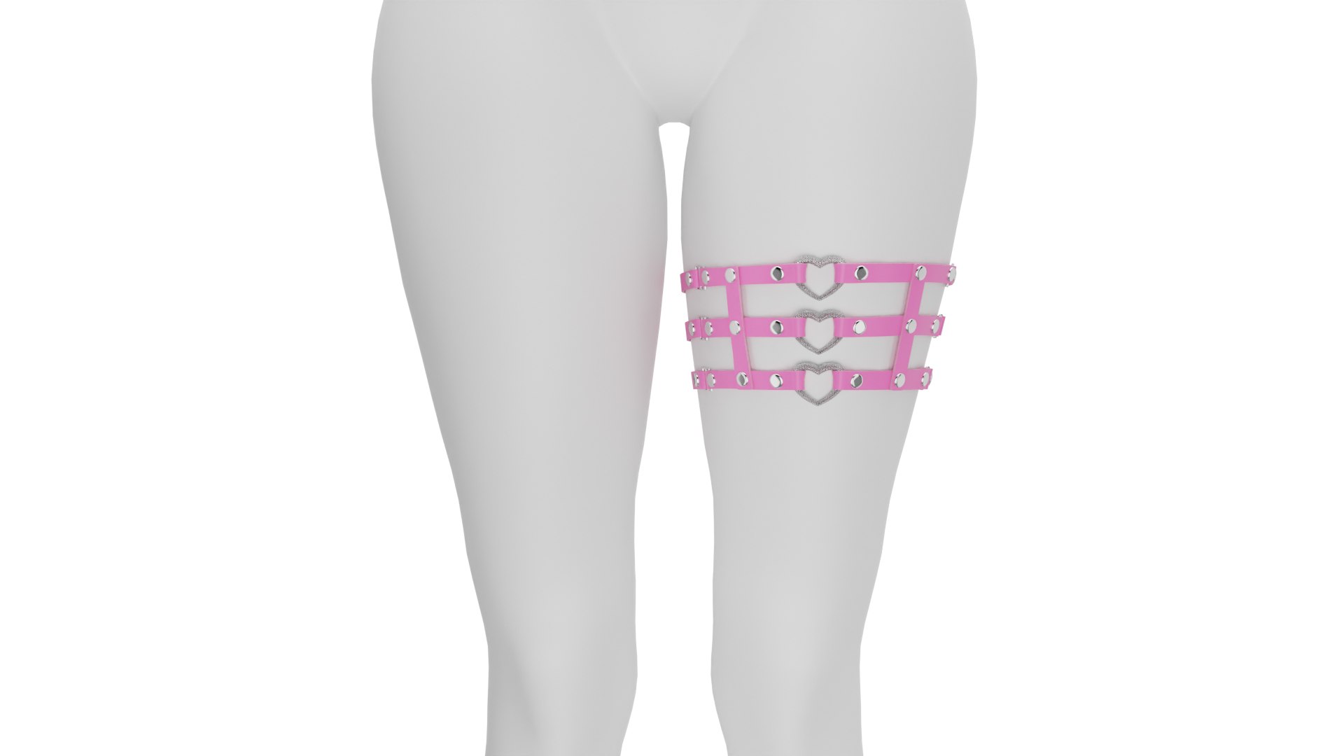 Leather Leg Garter 3 3D Model - TurboSquid 2261238