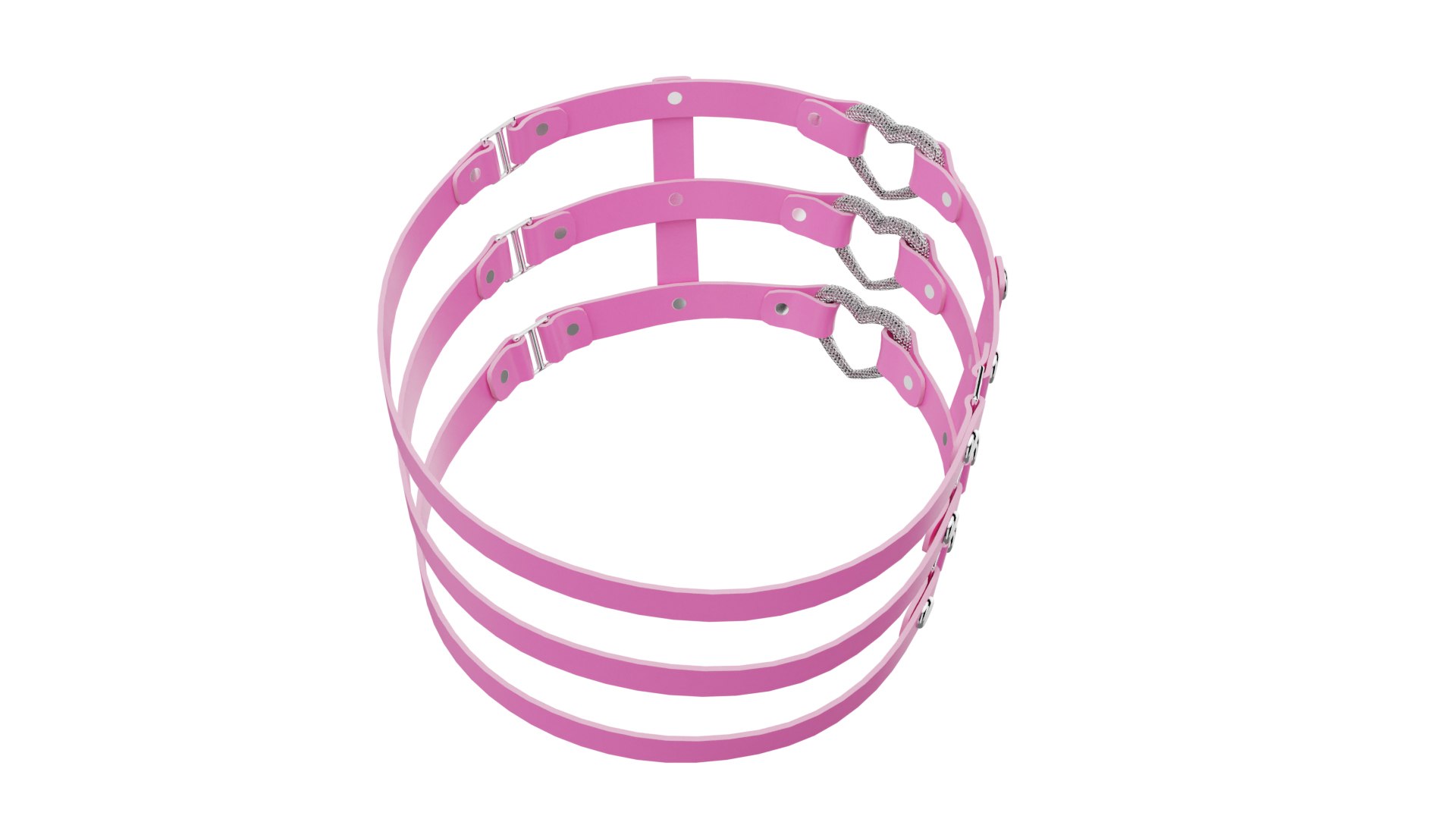 Leather Leg Garter 3 3D Model - TurboSquid 2261238