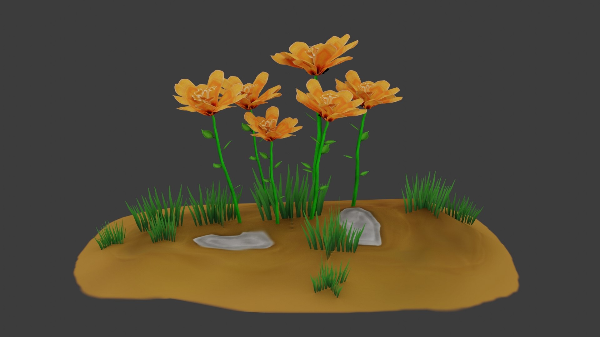 3D Flower Stylized Pack Model - TurboSquid 1458336