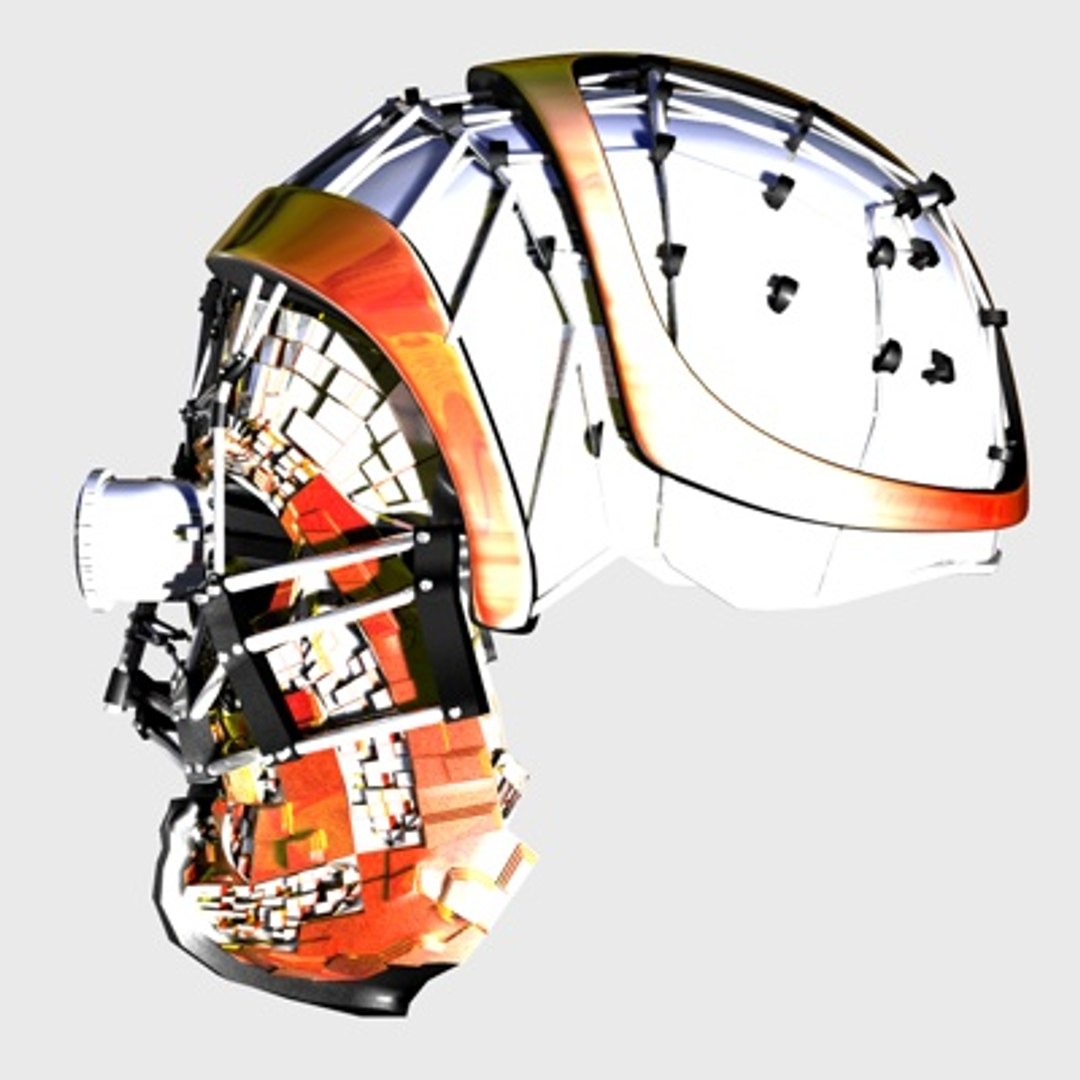 Mechano Helmet 3d Model
