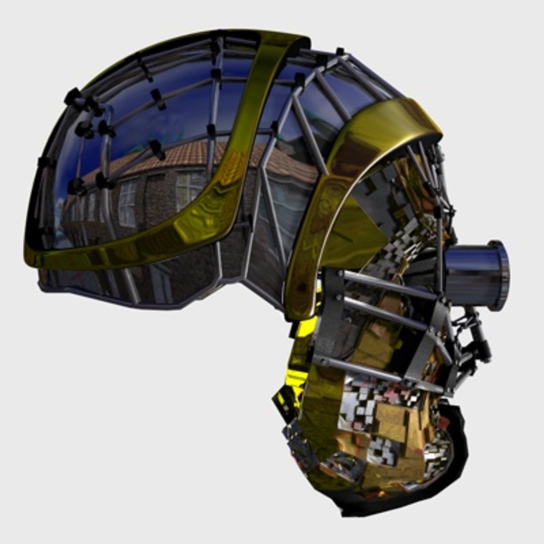 Mechano Helmet 3d Model