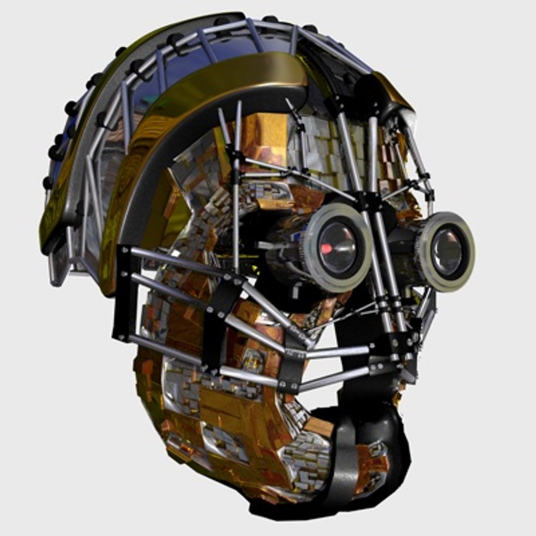 Mechano Helmet 3d Model