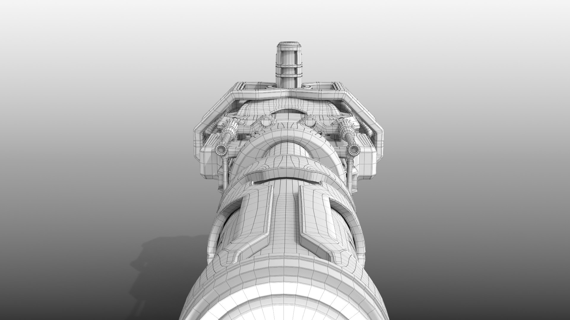 3D Model Gun Stylized Metallic - TurboSquid 1616211