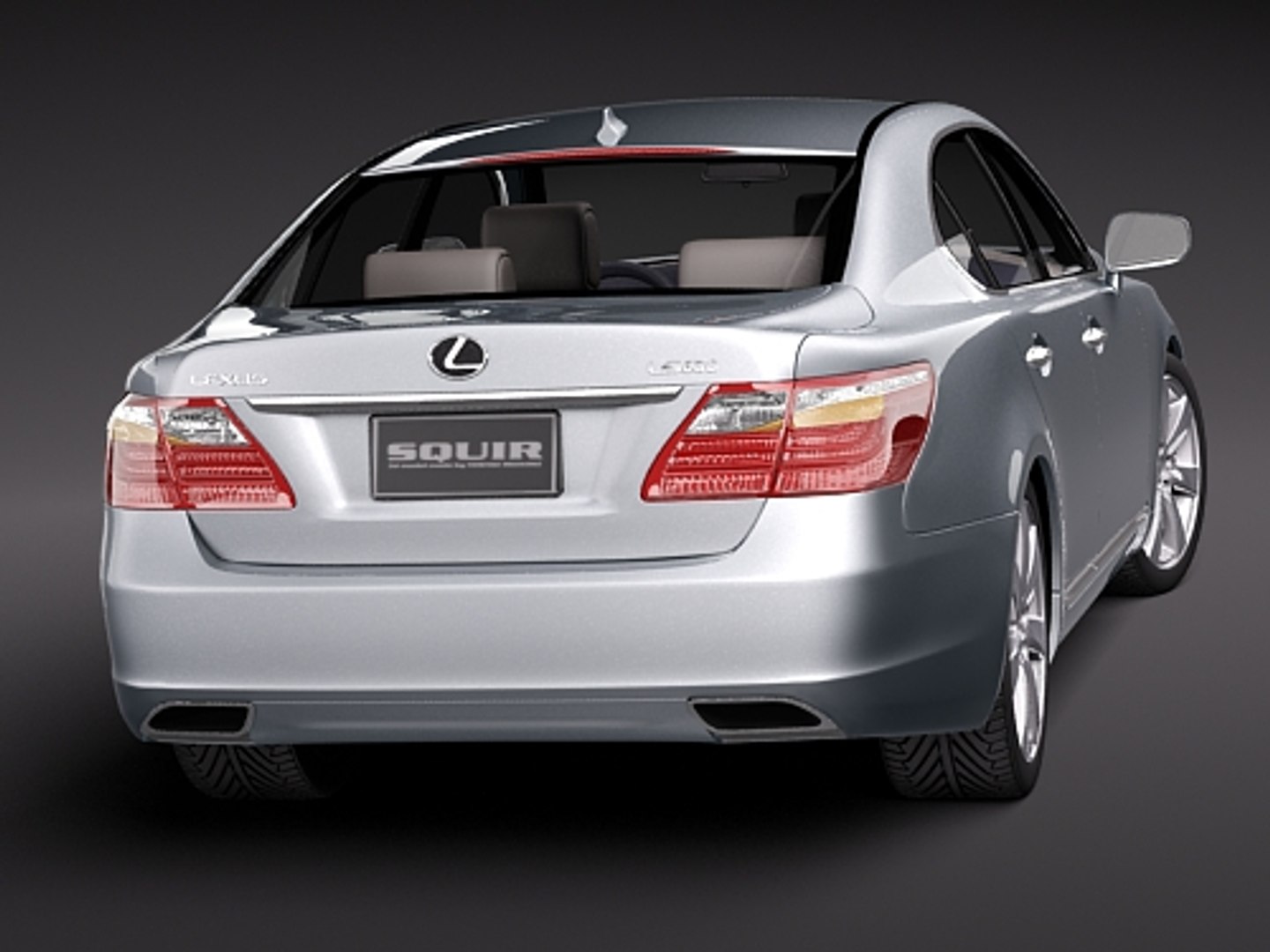 3d Lexus Ls 600 H Model