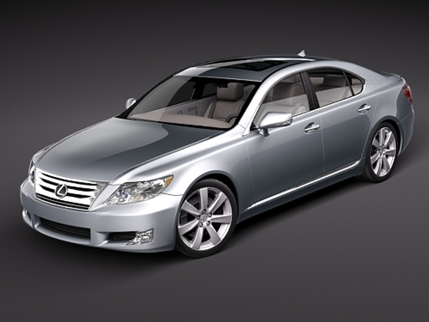 3d Lexus Ls 600 H Model