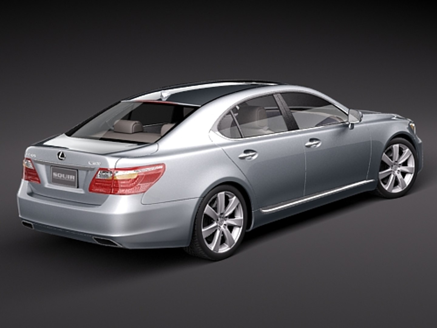 3d Lexus Ls 600 H Model