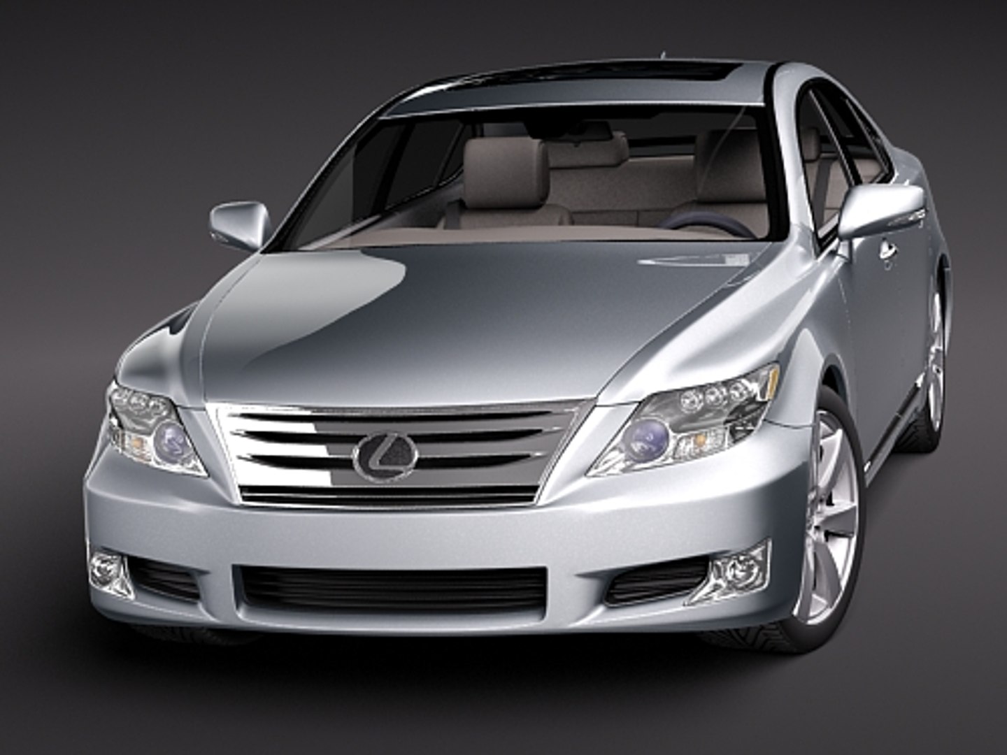 3d Lexus Ls 600 H Model