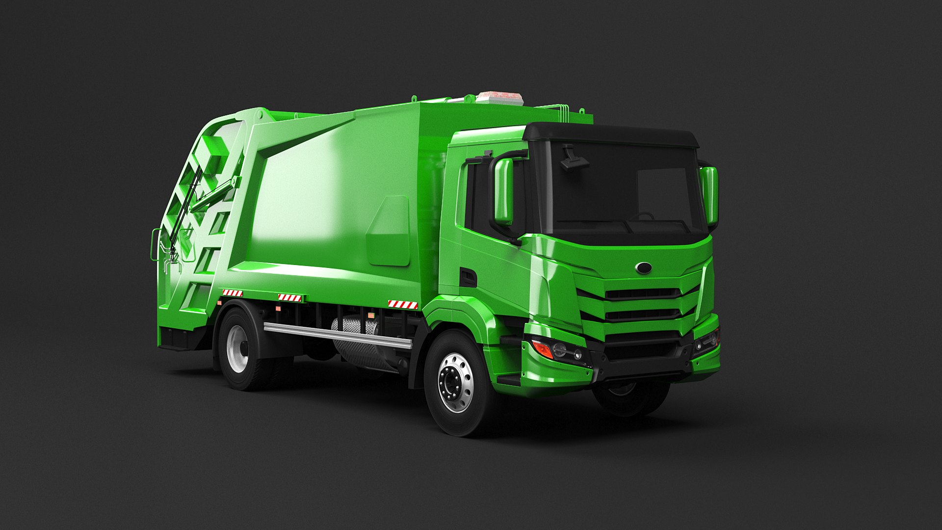 Generic EU Gargabe Truck 3D Model - TurboSquid 1975387