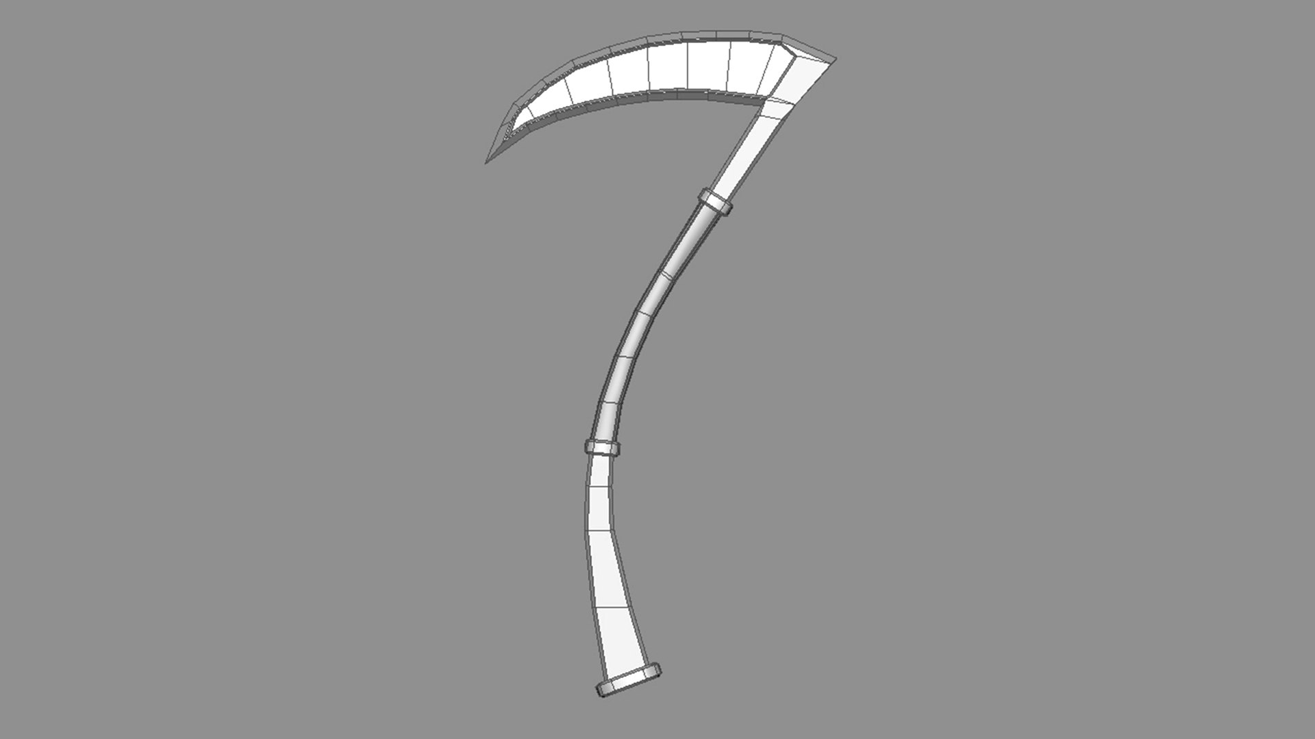 Game Ready Low Poly Inlaid Fantasy Scythe Model - TurboSquid 1850780