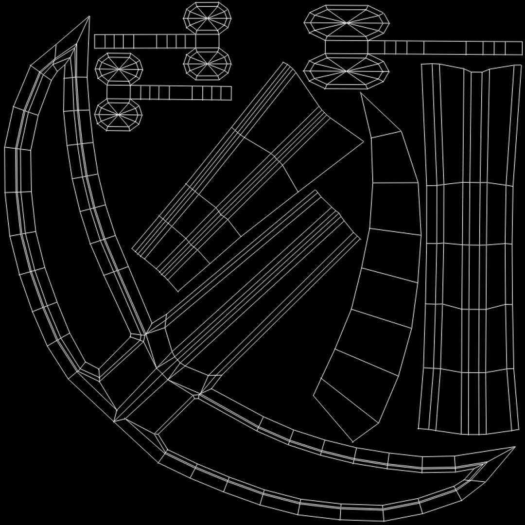 Game Ready Low Poly Inlaid Fantasy Scythe Model - TurboSquid 1850780