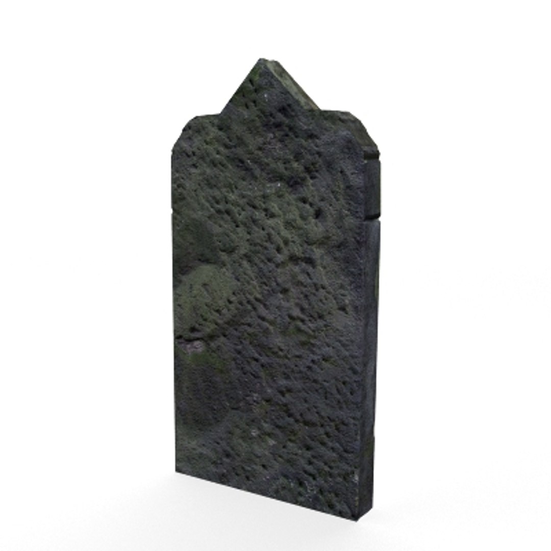 3d Stone Grave Gravestone