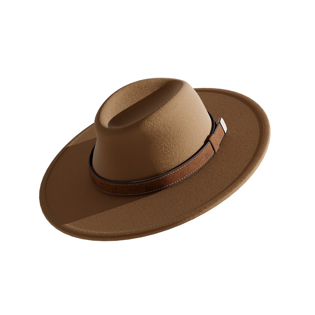 Man Hat Set 2 3D Model - TurboSquid 1948515