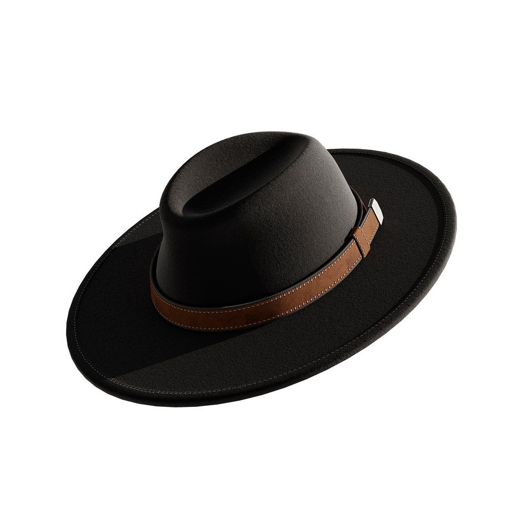 Man Hat Set 2 3D Model - TurboSquid 1948515