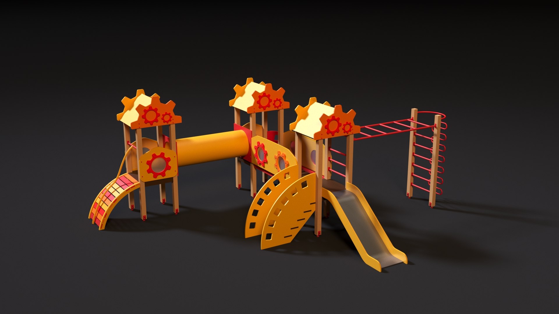 Children playground model - TurboSquid 1766226