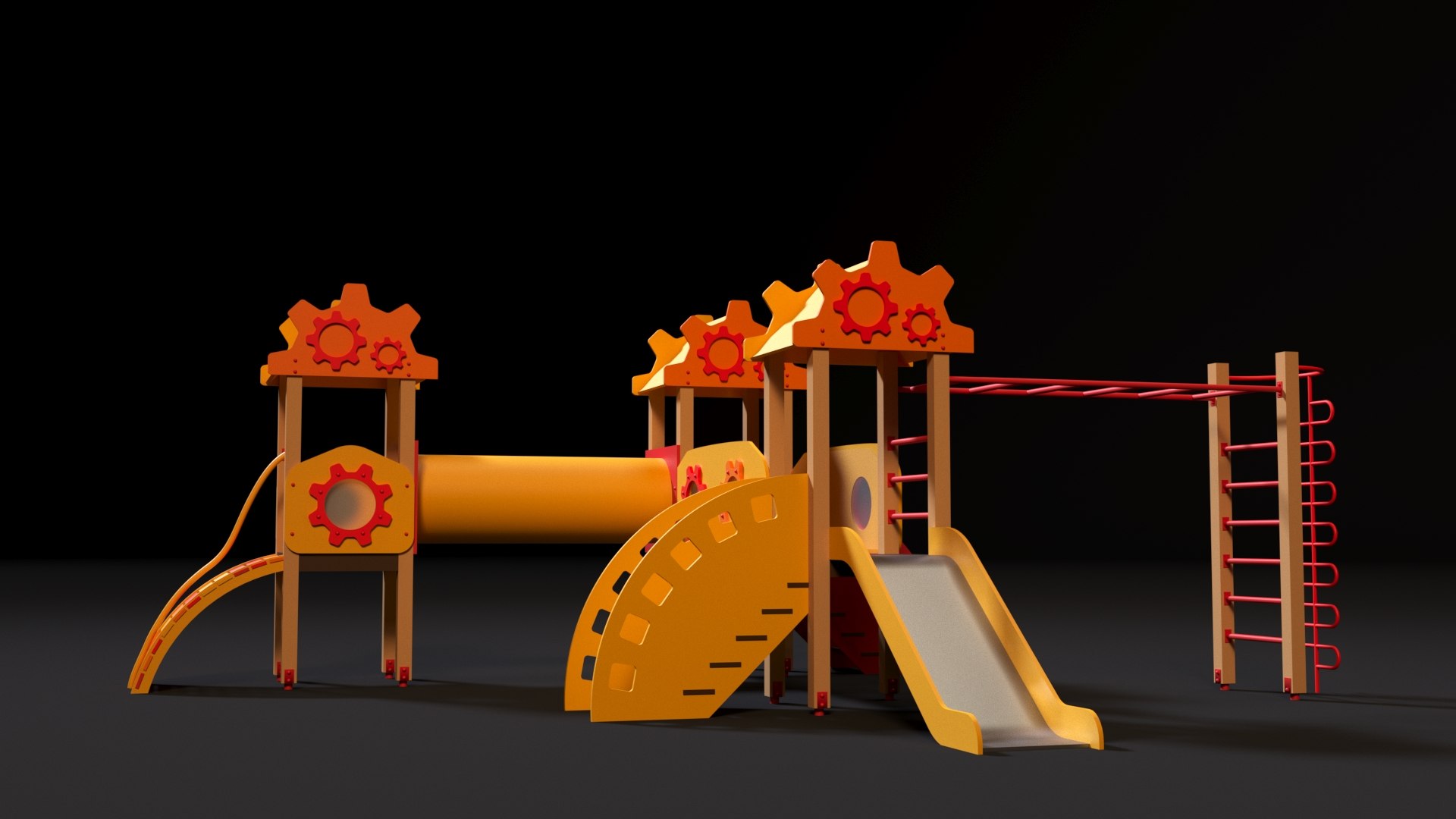 Children playground model - TurboSquid 1766226