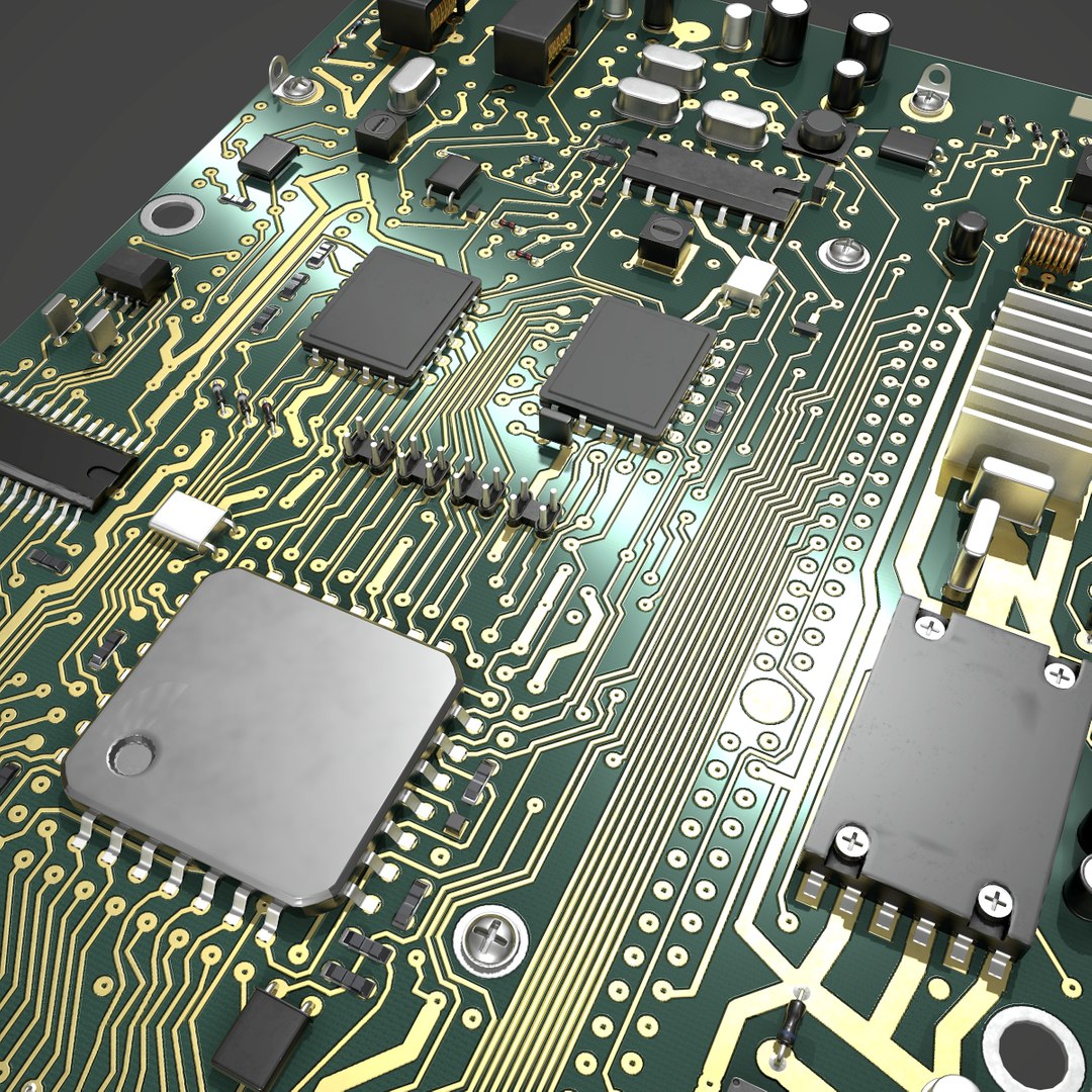 3D Generic Circuit Board - TurboSquid 1219607