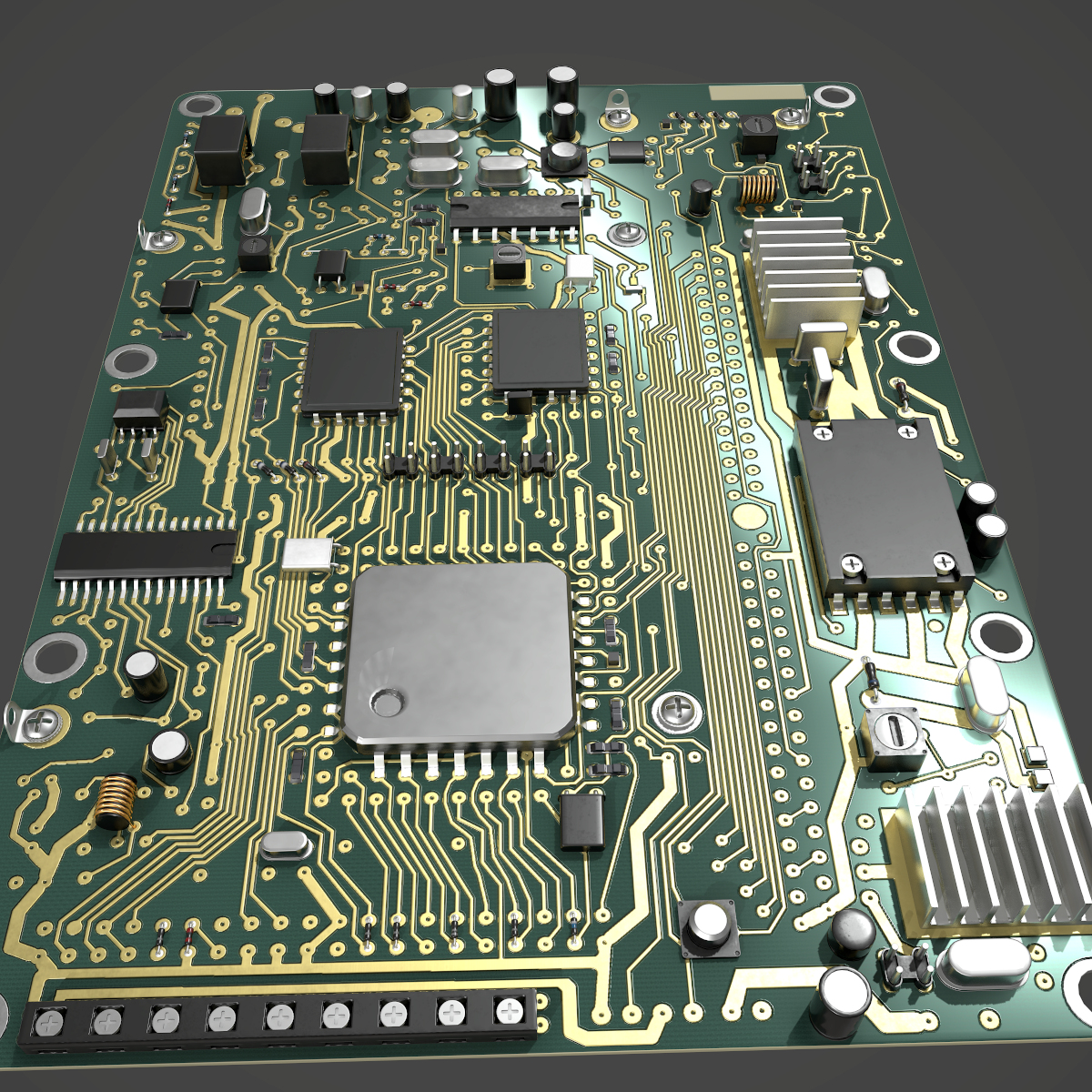 3D generic circuit board - TurboSquid 1219607
