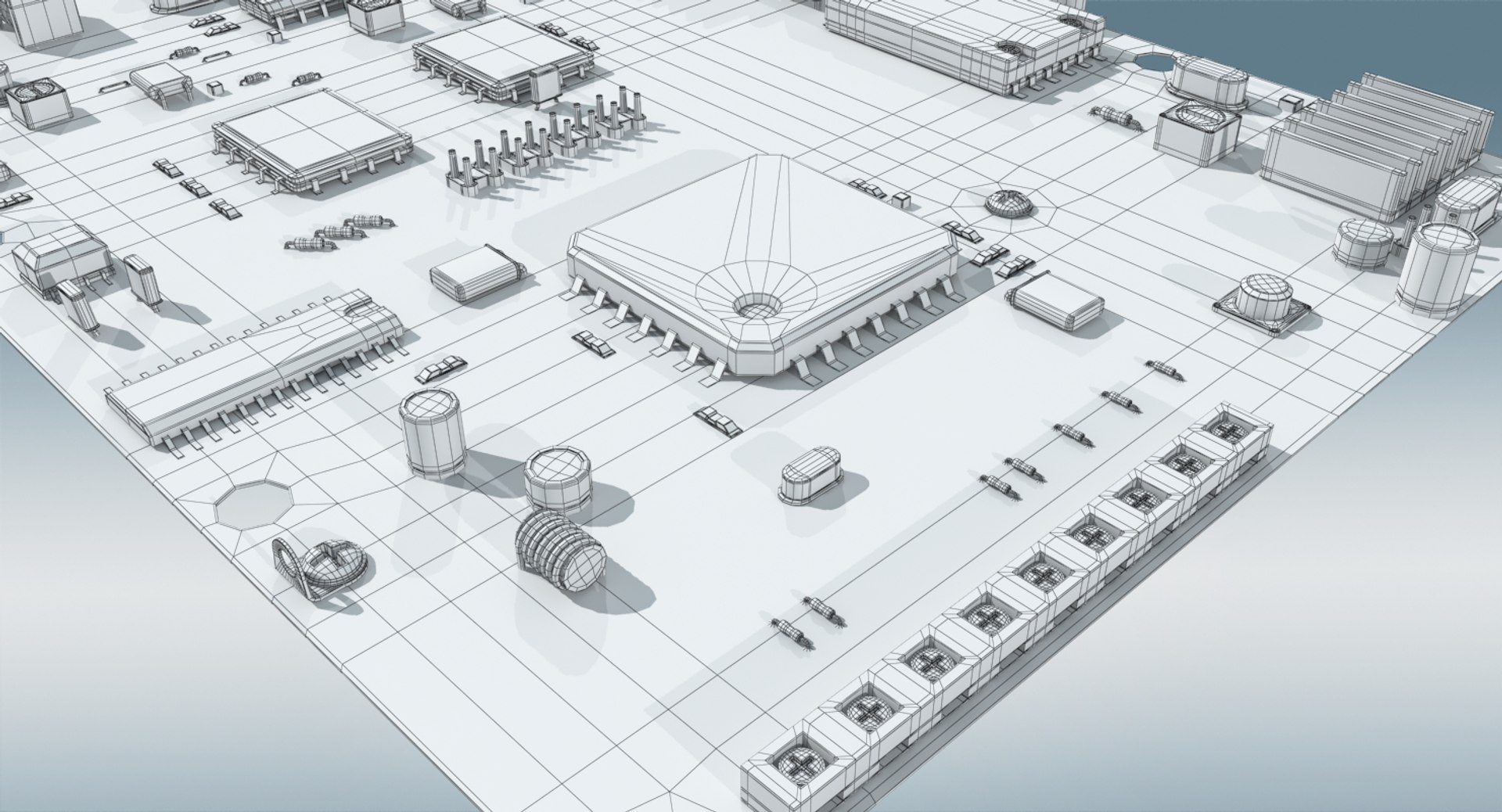 3D Generic Circuit Board - TurboSquid 1219607