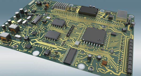 3D generic circuit board - TurboSquid 1219607