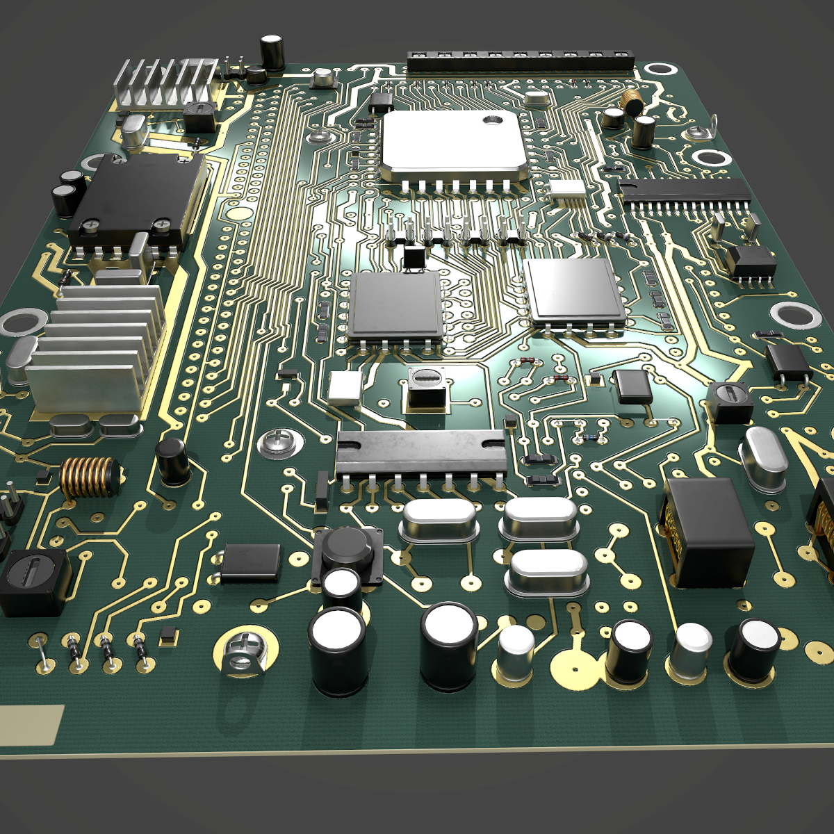 3D generic circuit board - TurboSquid 1219607