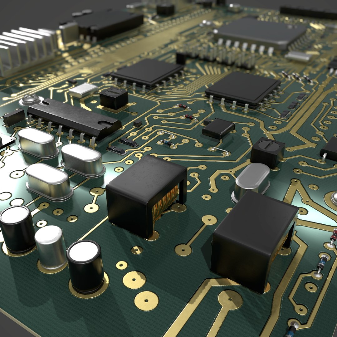 3D Generic Circuit Board - TurboSquid 1219607