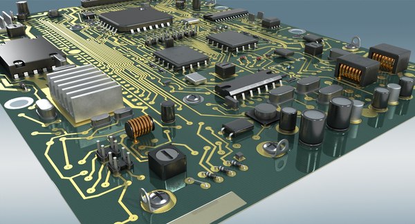 3D generic circuit board - TurboSquid 1219607