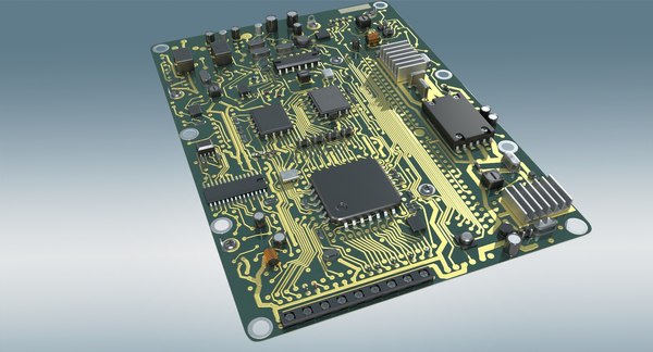 3D generic circuit board - TurboSquid 1219607