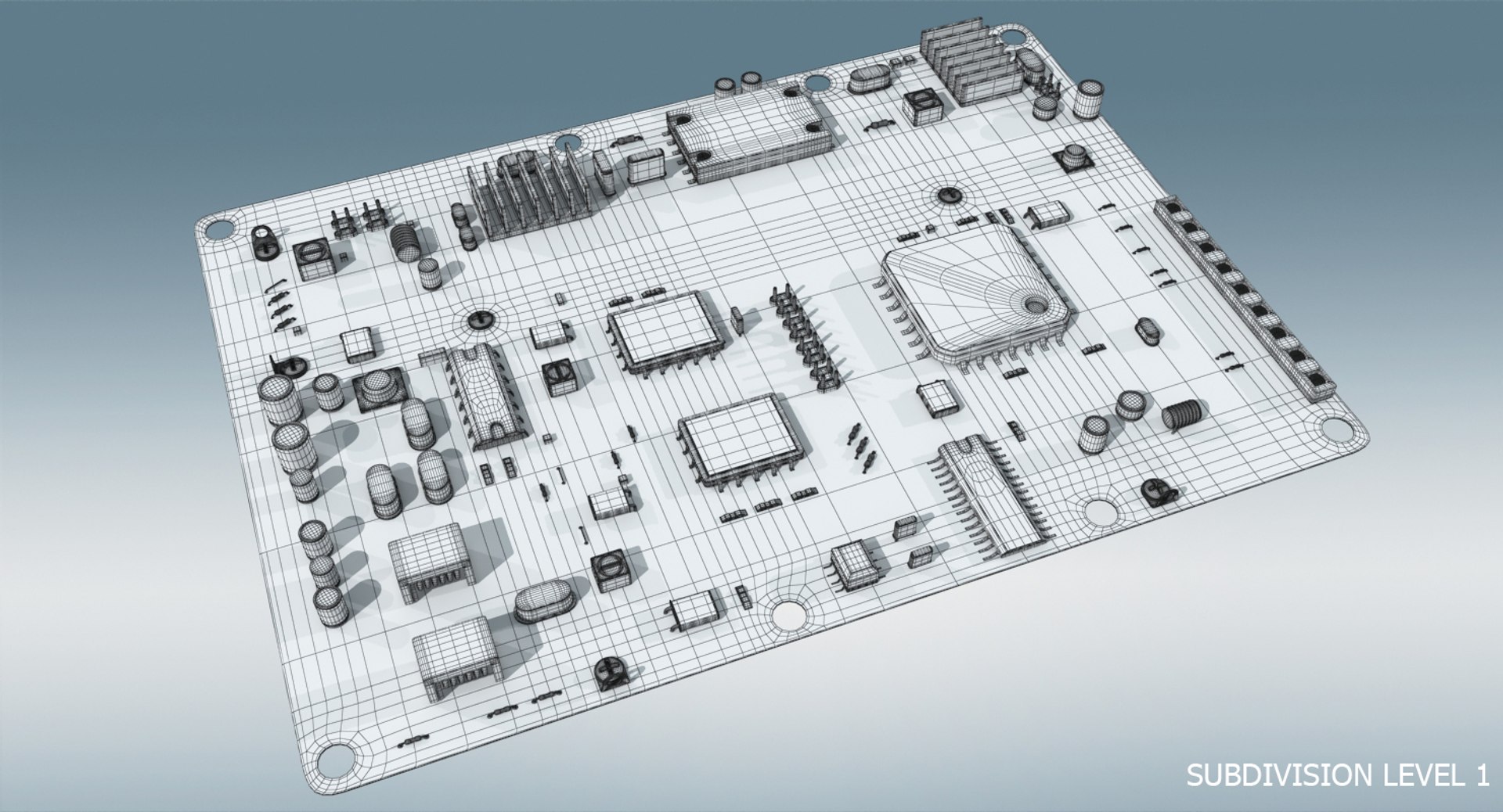 3D Generic Circuit Board - TurboSquid 1219607
