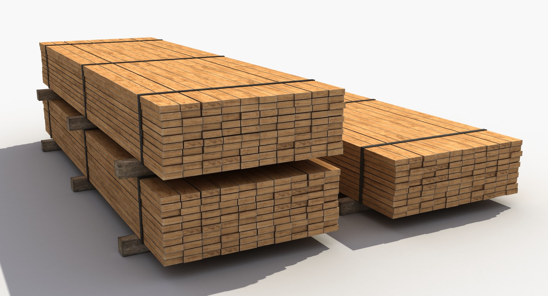 3D Model Industrial Lumber Package - TurboSquid 1334081