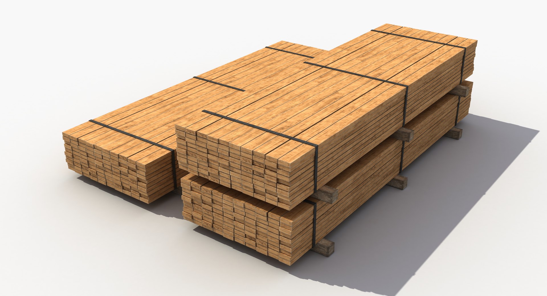 3D Model Industrial Lumber Package - TurboSquid 1334081
