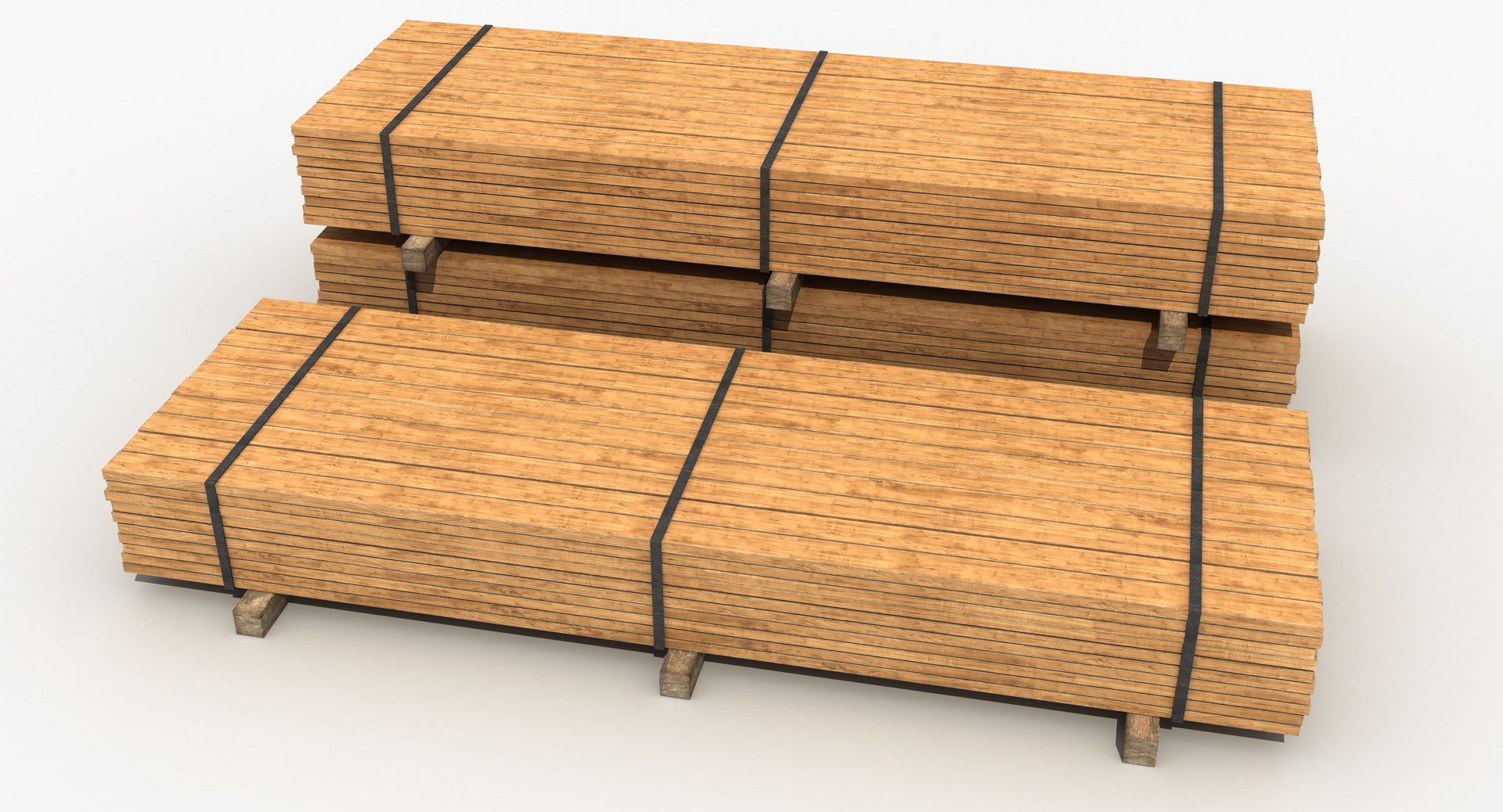 3D Model Industrial Lumber Package - TurboSquid 1334081