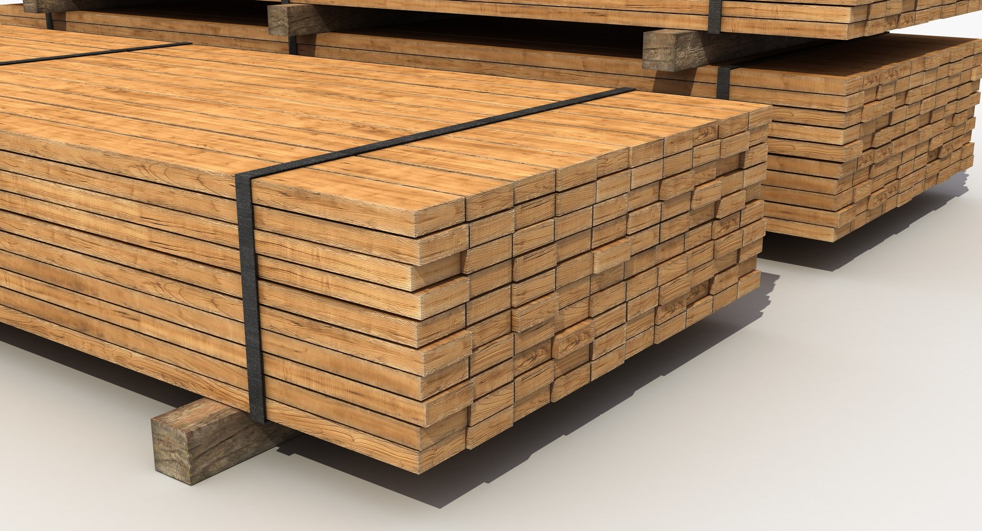 3D Model Industrial Lumber Package - TurboSquid 1334081