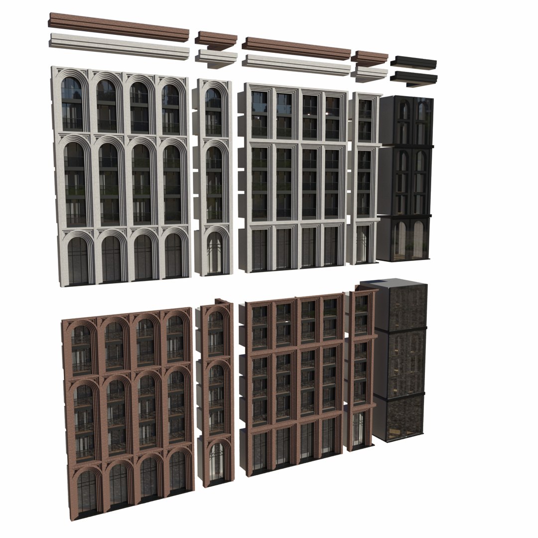 Facade 3D Model - TurboSquid 1462831