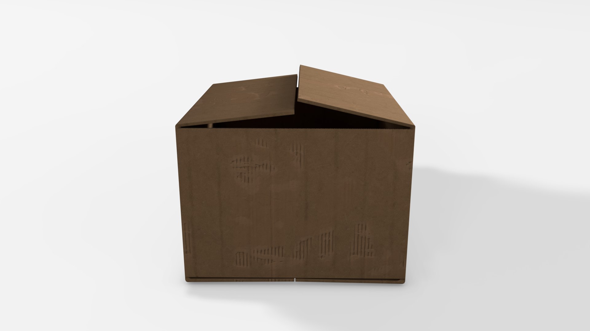 Cardboard Box 02 3D Model - TurboSquid 2061740