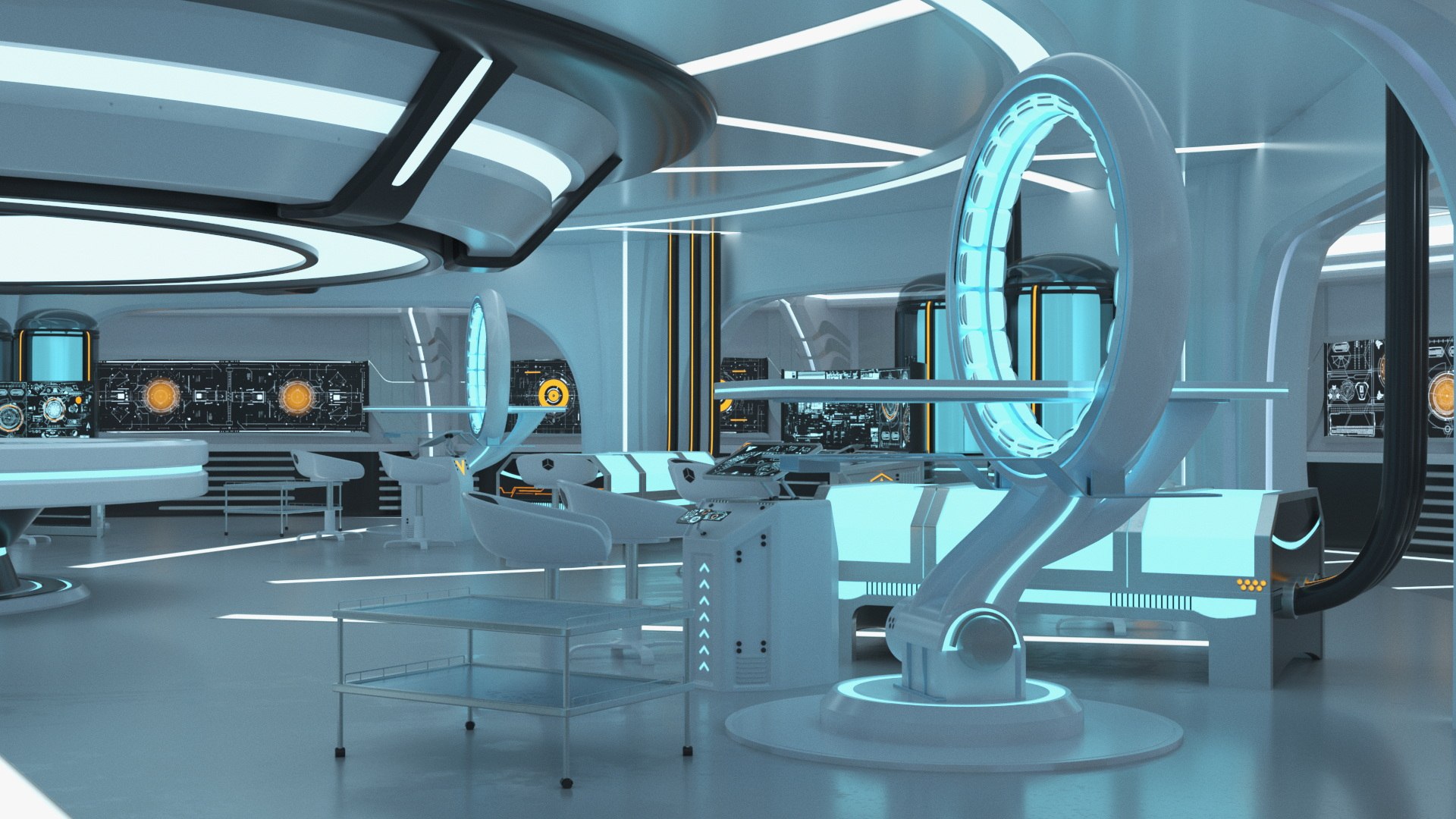 3D Model Sci Fi Lab - TurboSquid 2387459