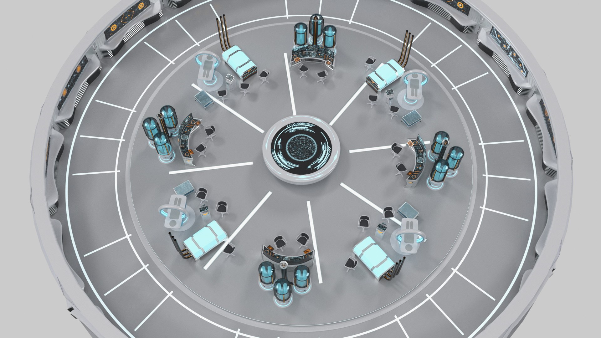 3D Model Sci Fi Lab - TurboSquid 2387459