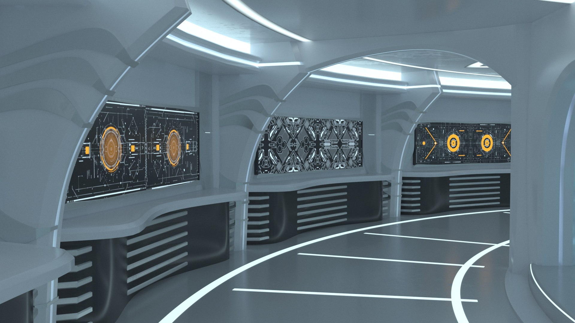 3D Model Sci Fi Lab - TurboSquid 2387459