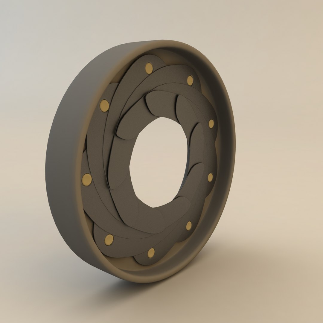 Max Rigged Iris Mechanism