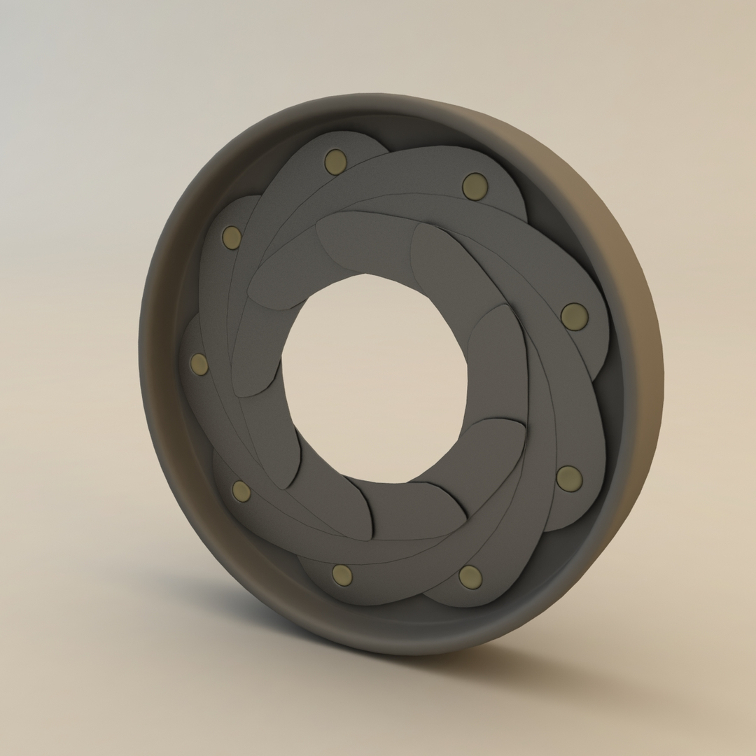 Max Rigged Iris Mechanism