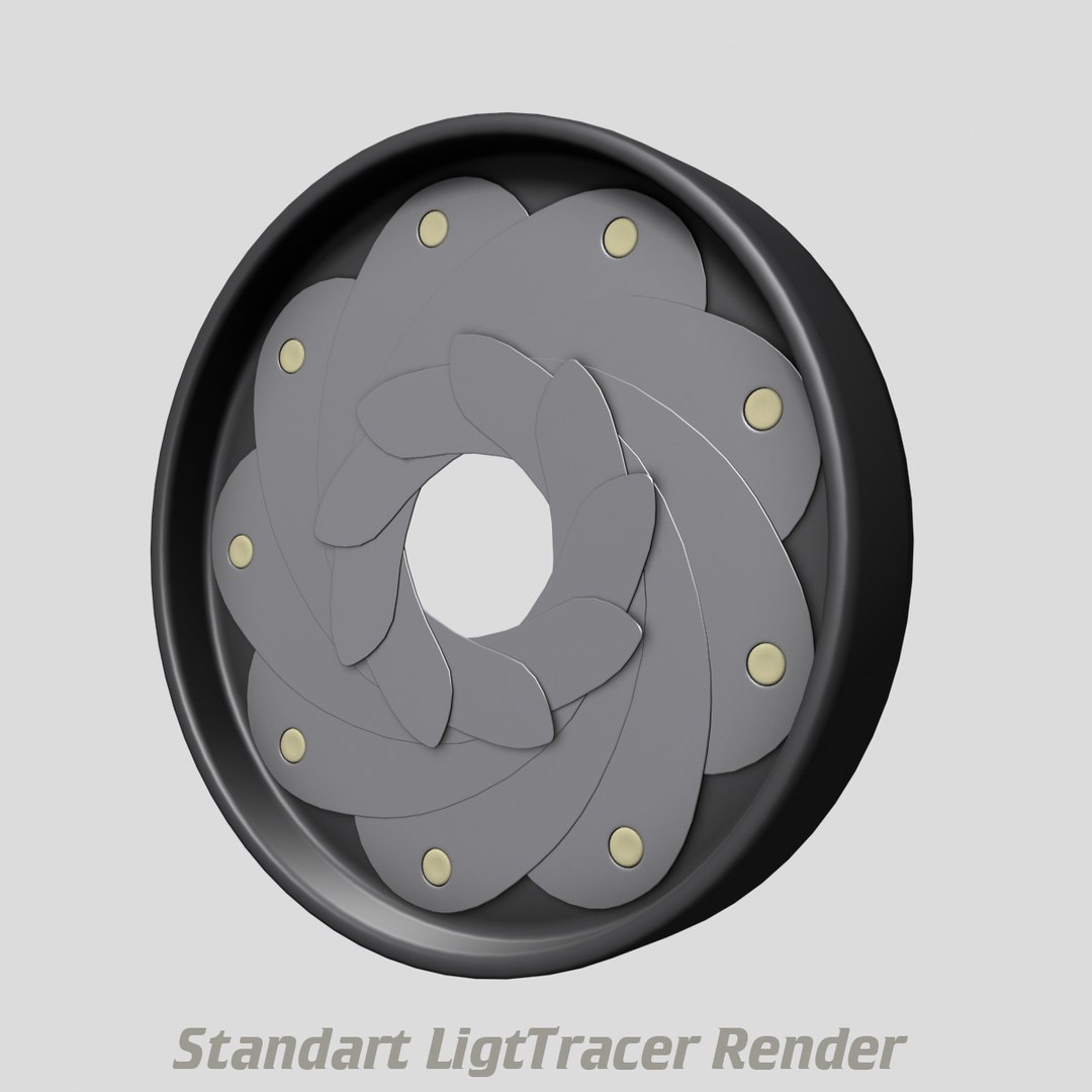 Max Rigged Iris Mechanism