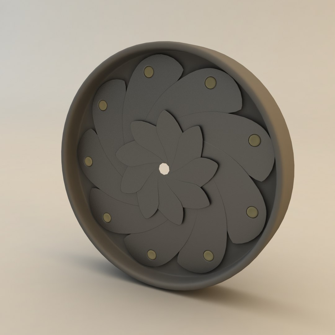 Max Rigged Iris Mechanism