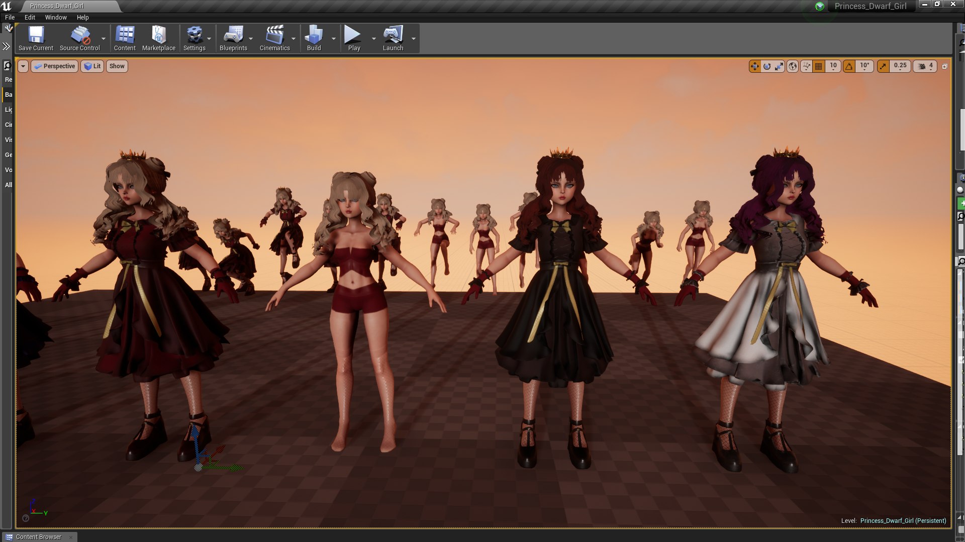 3D model Dwarf Princess - TurboSquid 2103074