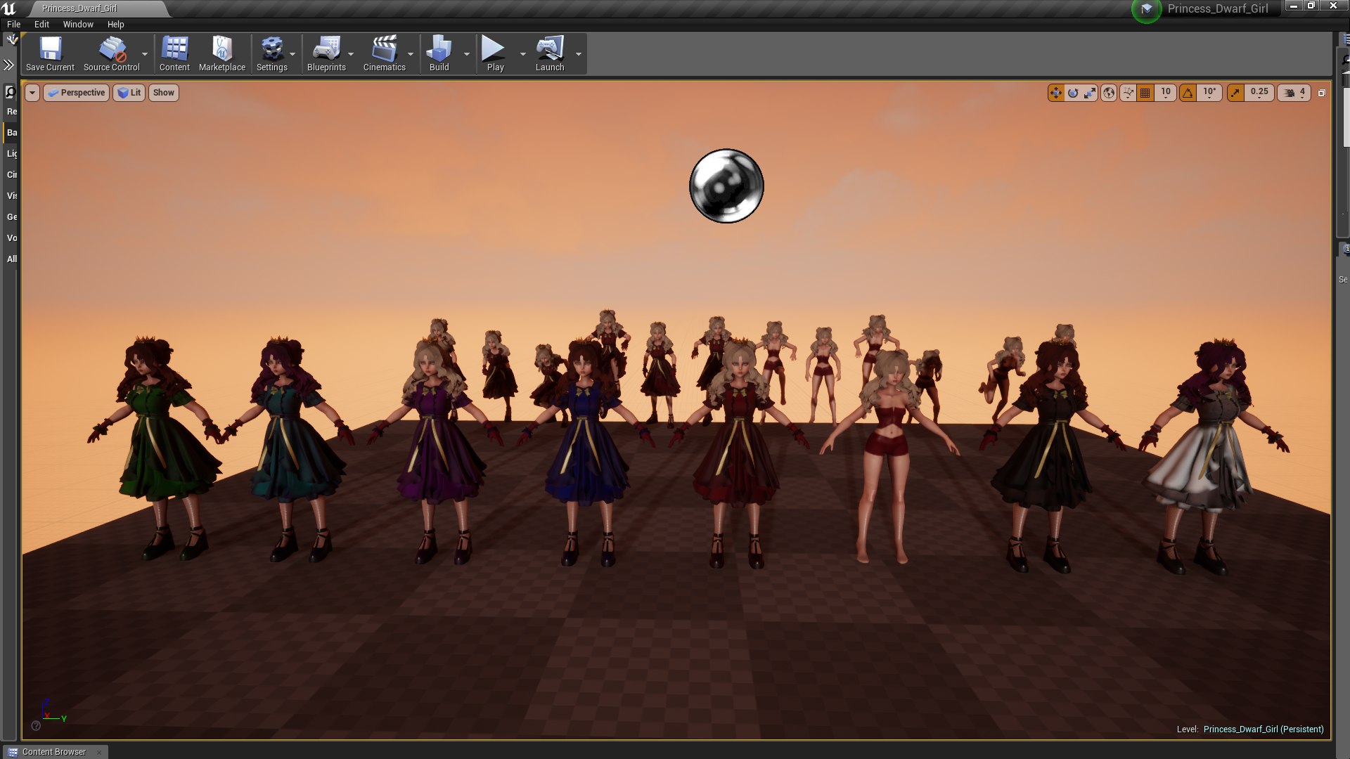 3D model Dwarf Princess - TurboSquid 2103074