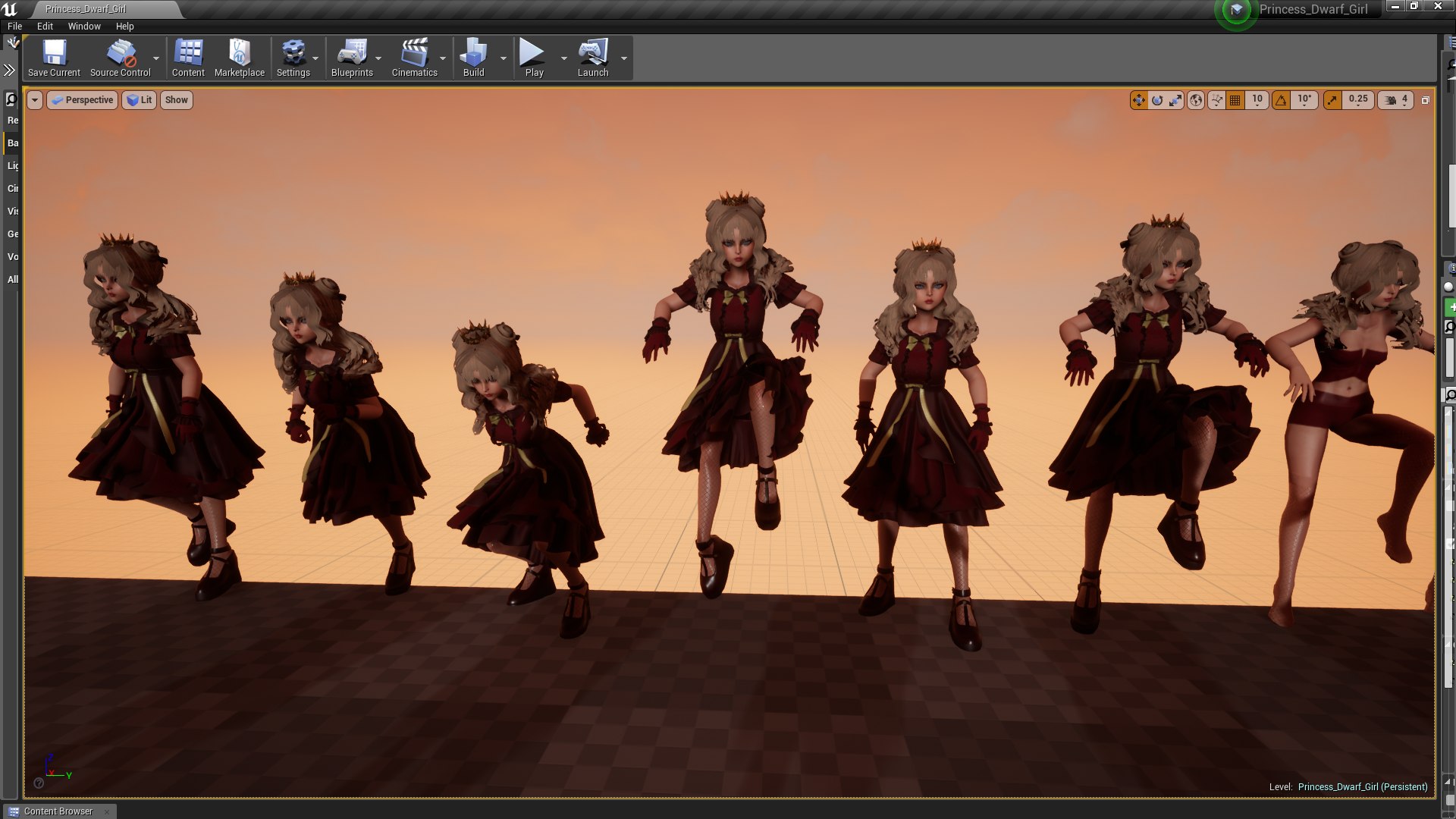 3D model Dwarf Princess - TurboSquid 2103074