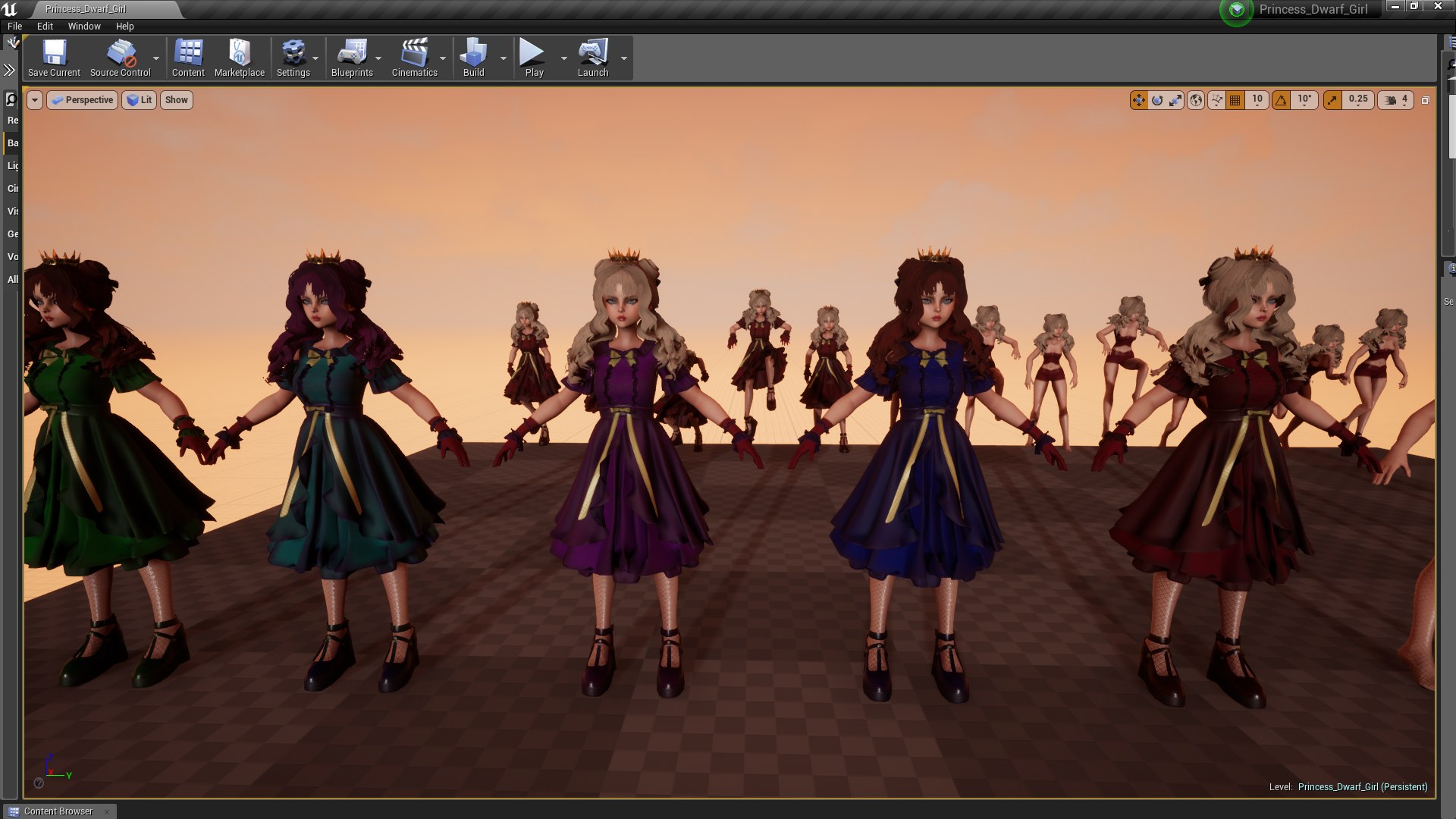 3D model Dwarf Princess - TurboSquid 2103074