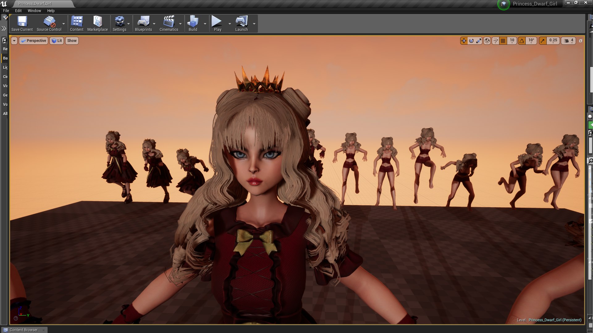 3D model Dwarf Princess - TurboSquid 2103074