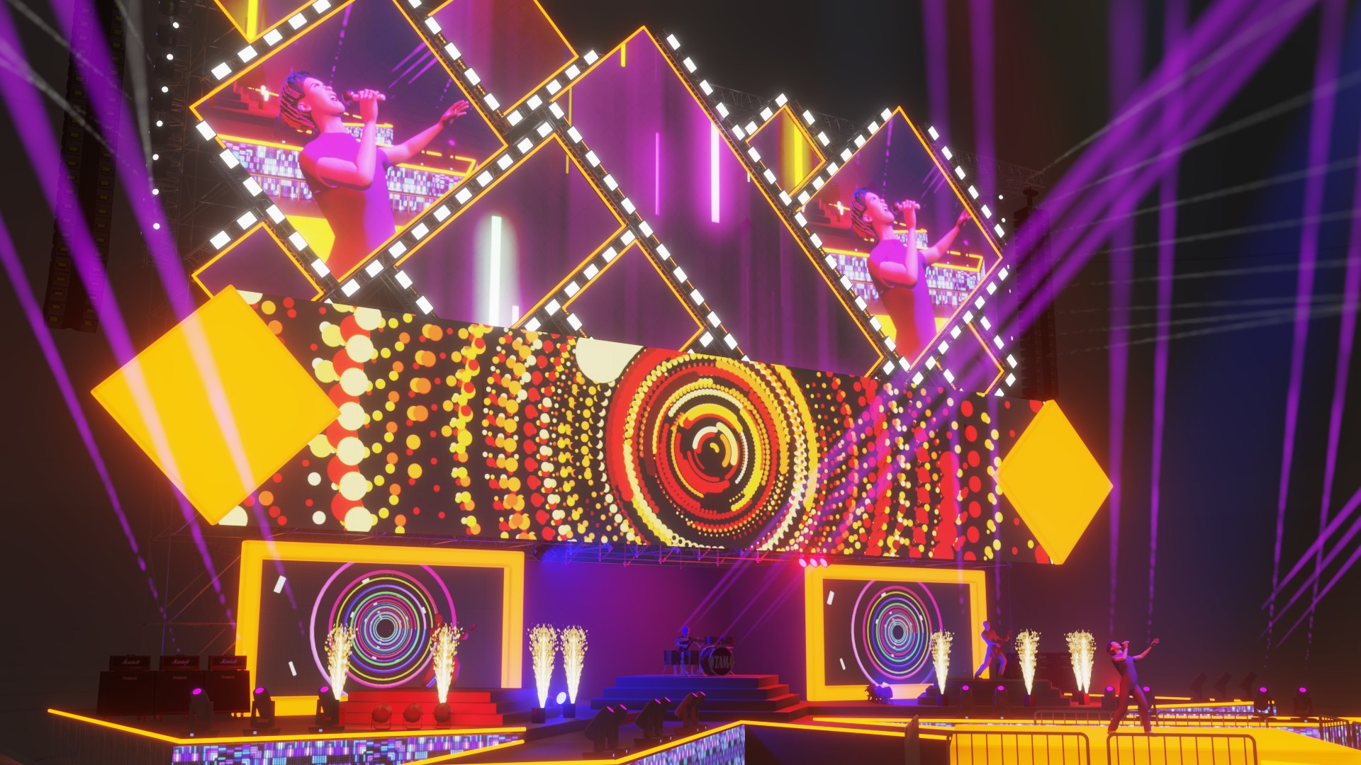 3D ARENA ANIMATED CONCERT SHOW - TurboSquid 2181924