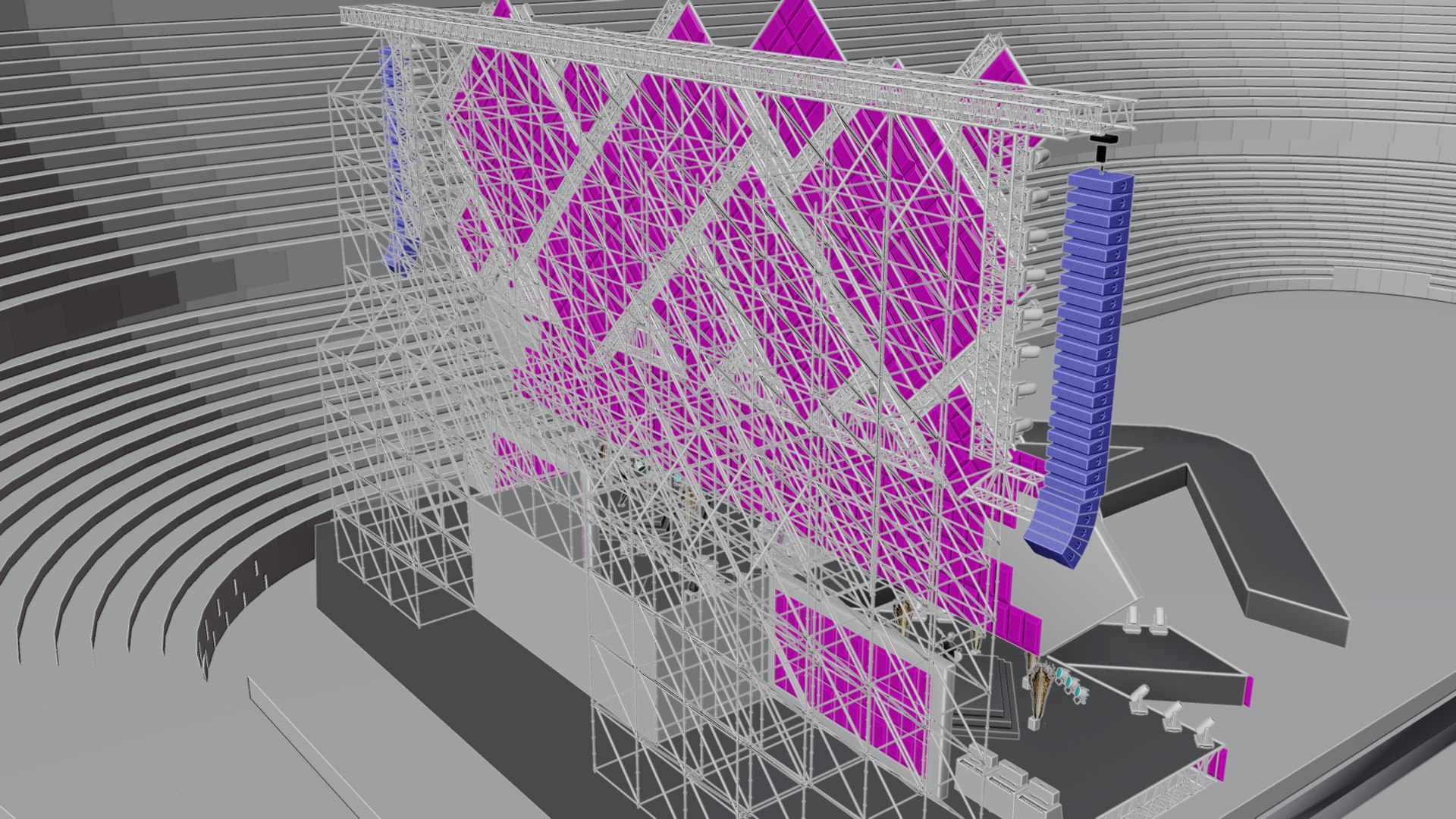 3D ARENA ANIMATED CONCERT SHOW - TurboSquid 2181924