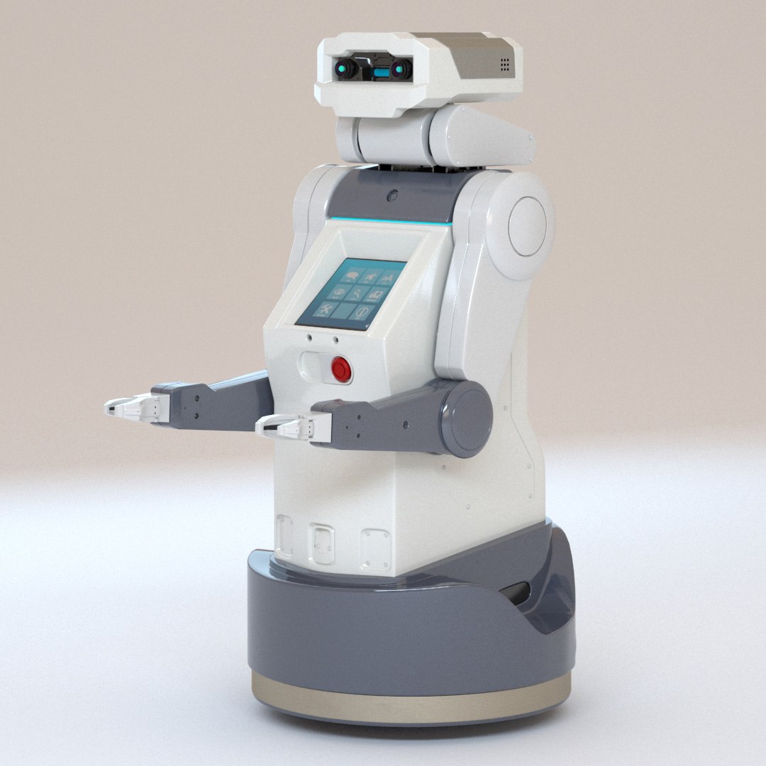 3d Model Jeeves Robot Service