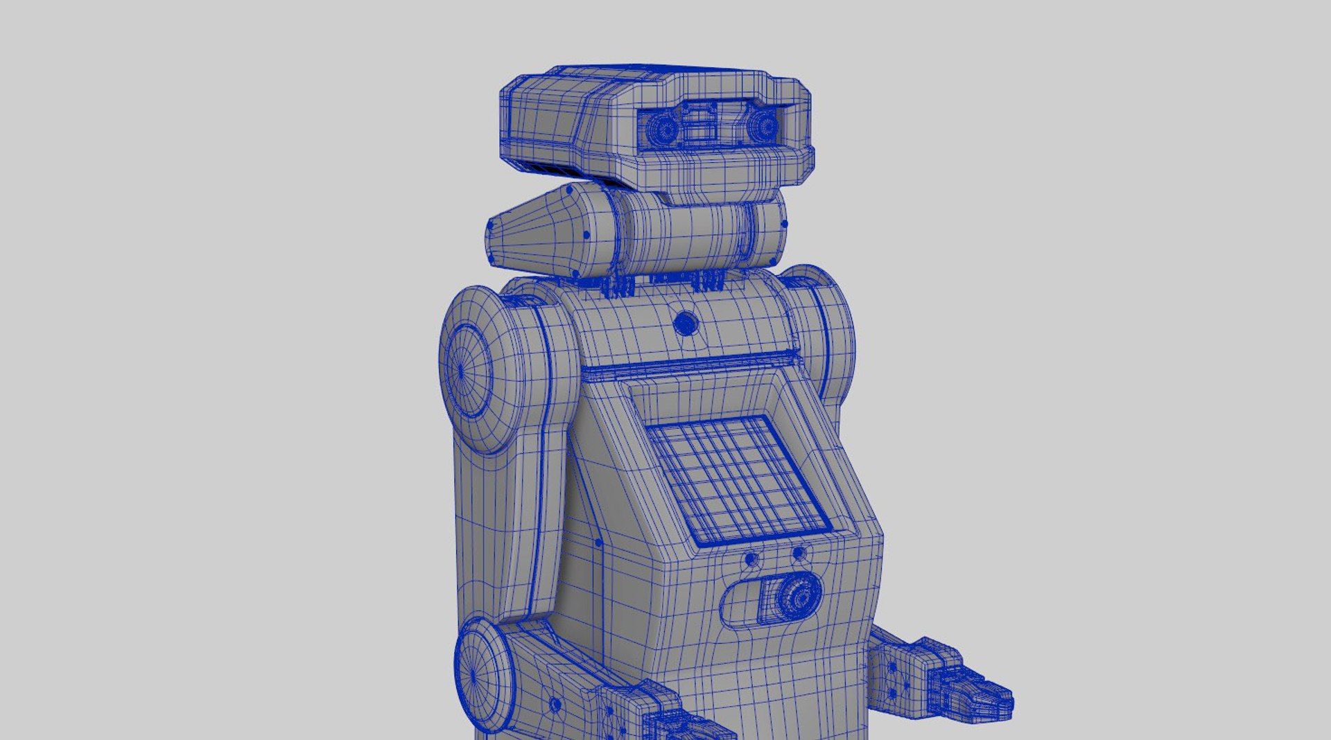 3d Model Jeeves Robot Service